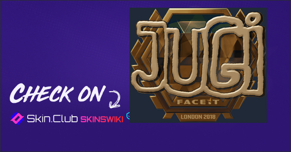 Sticker | JUGi (Gold) | London 2018