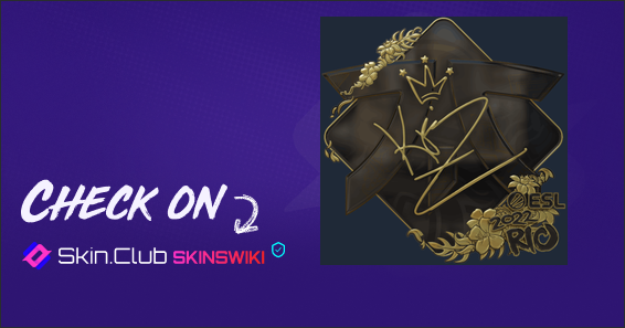 Sticker | KRIMZ (Gold) | Rio 2022