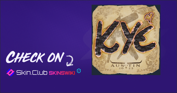 Sticker | kye | Austin 2025