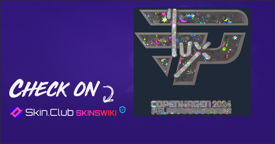 Sticker | lux (Glitter) | Copenhagen 2024