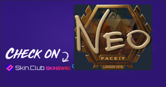 Sticker | NEO (Gold) | London 2018