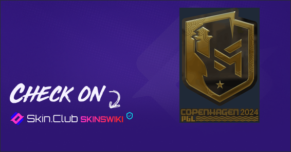 Sticker | PGL (Gold) | Copenhagen 2024