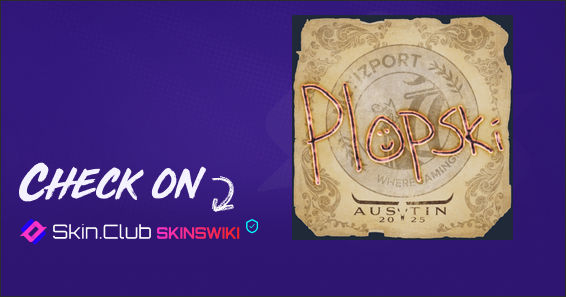 Sticker | Plopski | Austin 2025