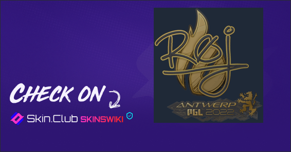 Sticker | roeJ (Gold) | Antwerp 2022