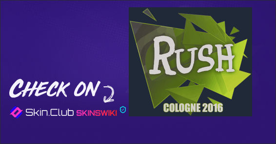 Sticker | RUSH | Cologne 2016