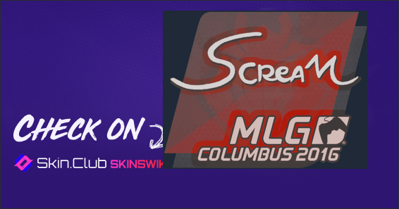 Sticker | ScreaM | MLG Columbus 2016