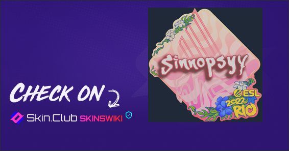 Sticker | sinnopsyy | Rio 2022