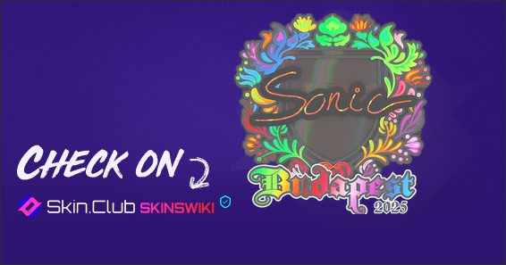Sticker | Sonic (Holo) | Budapest 2025