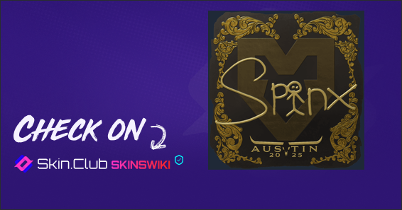 Sticker | Spinx(금박) | 오스틴 2025