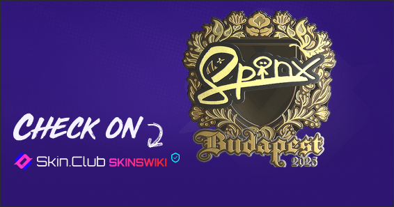 Sticker | Spinx (Gold) | Budapest 2025