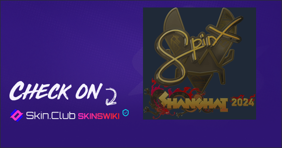 Sticker | Spinx (Gold) | Shanghai 2024