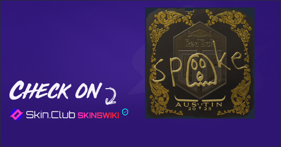 Sticker | spooke(금박) | 오스틴 2025