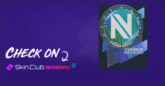 Sticker | Team EnVyUs (holográfica) | Boston 2018