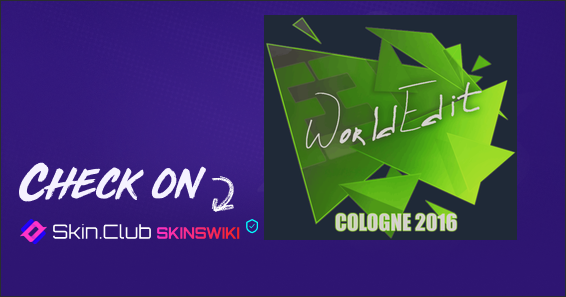 Sticker | WorldEdit | Cologne 2016