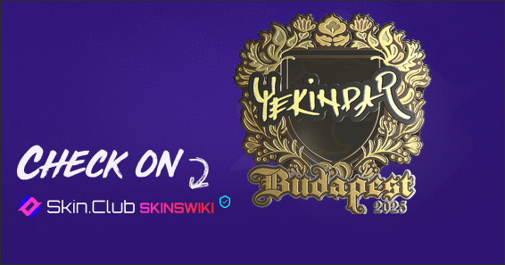Sticker | YEKINDAR (Gold) | Budapest 2025