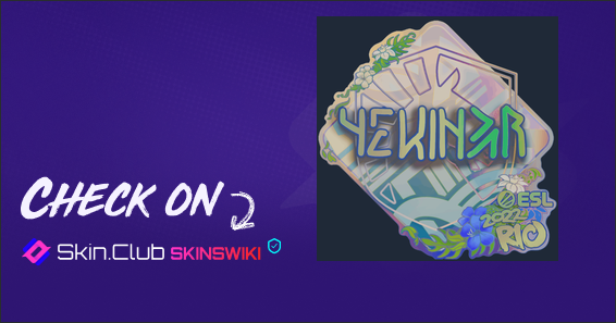 Sticker | YEKINDAR (Holo) | Rio 2022