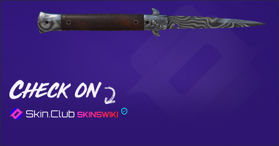 Stiletto Knife | Damascus Steel (Factory New)