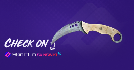 Talon Knife | Blue Steel (Factory New)