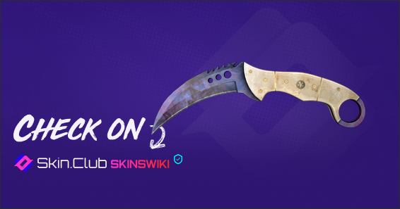 Talon Knife | Doppler Black Pearl (Factory New)