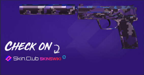 USP-S | Purple DDPAT (FN - Mới cứng)