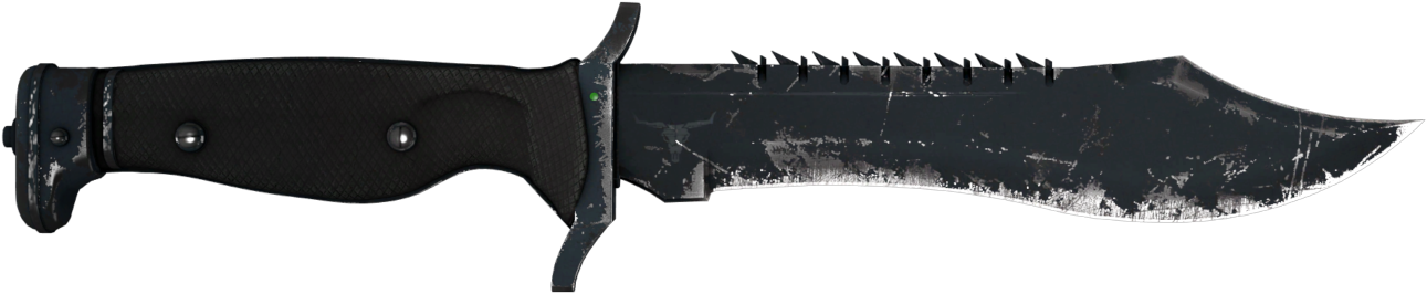 StatTrak™ Bowie Knife | Night (Battle-Scarred)