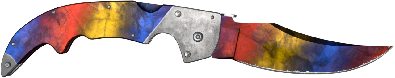 Falchion-Messer | Marmorfärbung (Minimale Gebrauchsspuren)