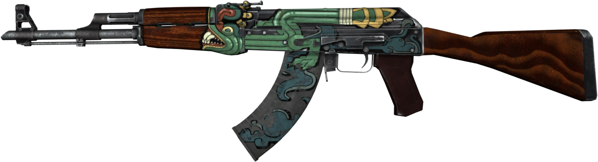 AK-47 | Fire Serpent (Well-Worn)