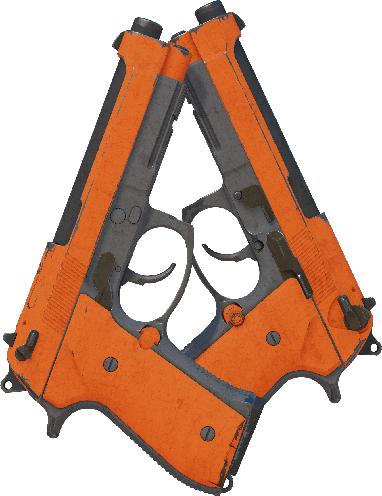 Dual Berettas | Demolition (Well-Worn)