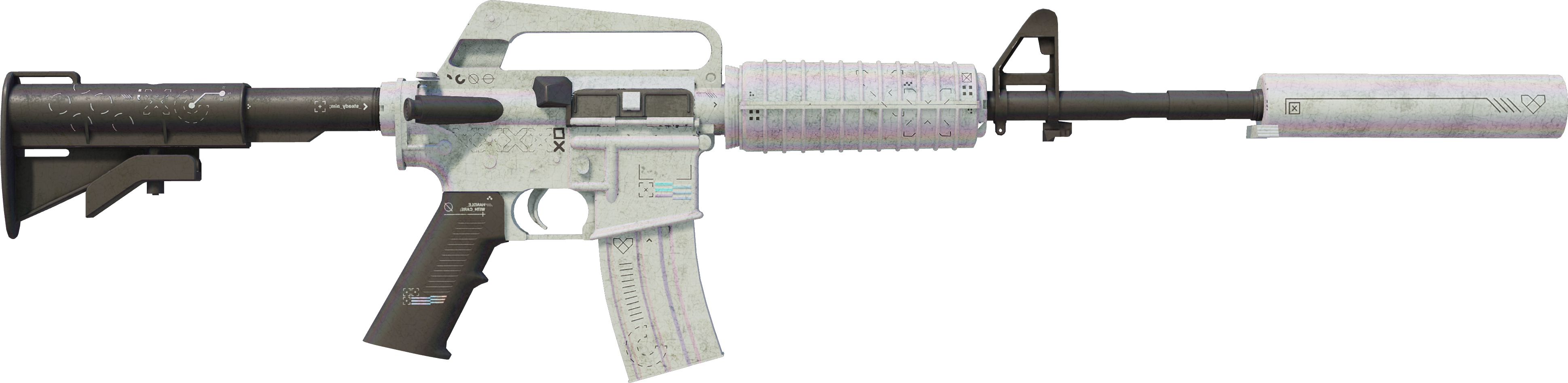 M4A1-S | Printstream (Battle-Scarred)