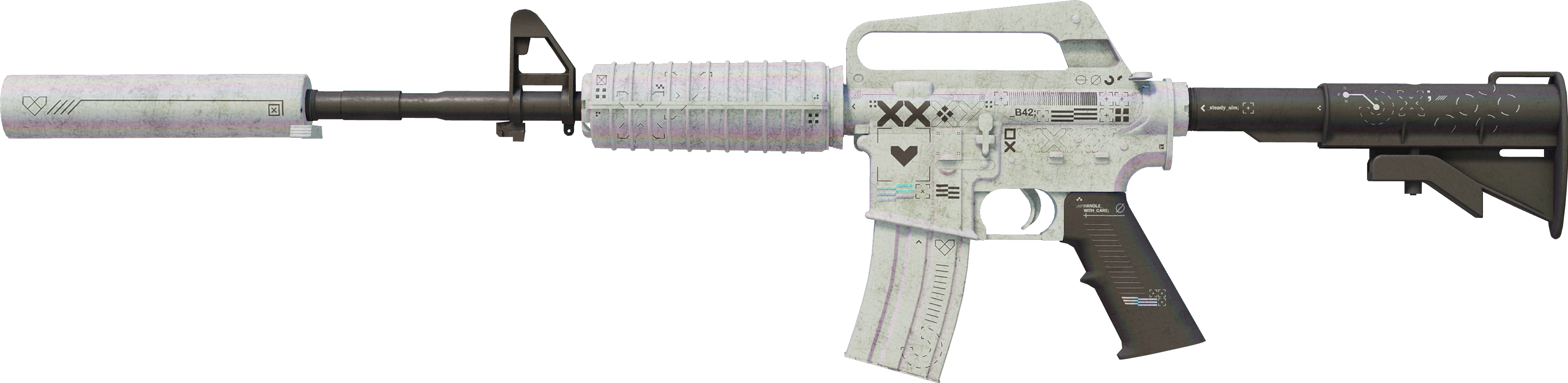 M4A1-S | Printstream (Battle-Scarred)