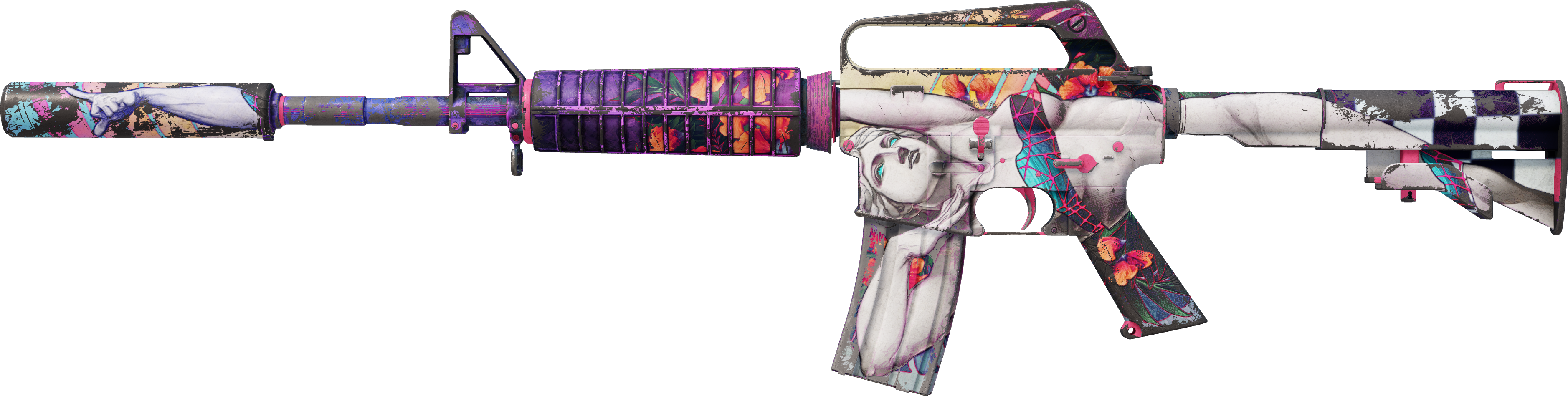 M4A1-S | Vaporwave (Well-Worn)