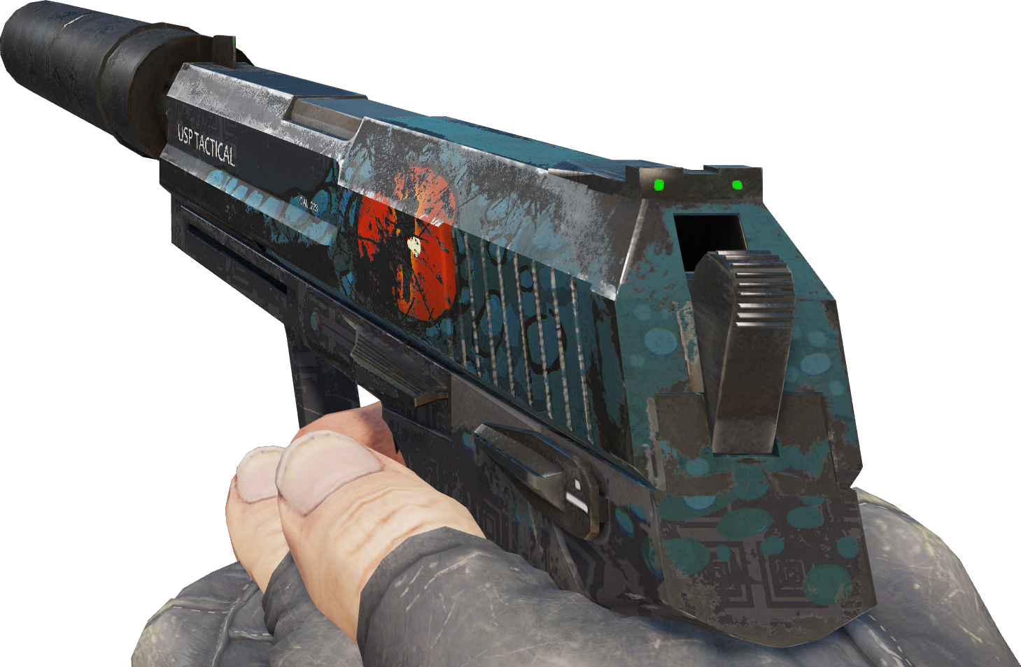 USP-S | Caiman (かなり摩耗)