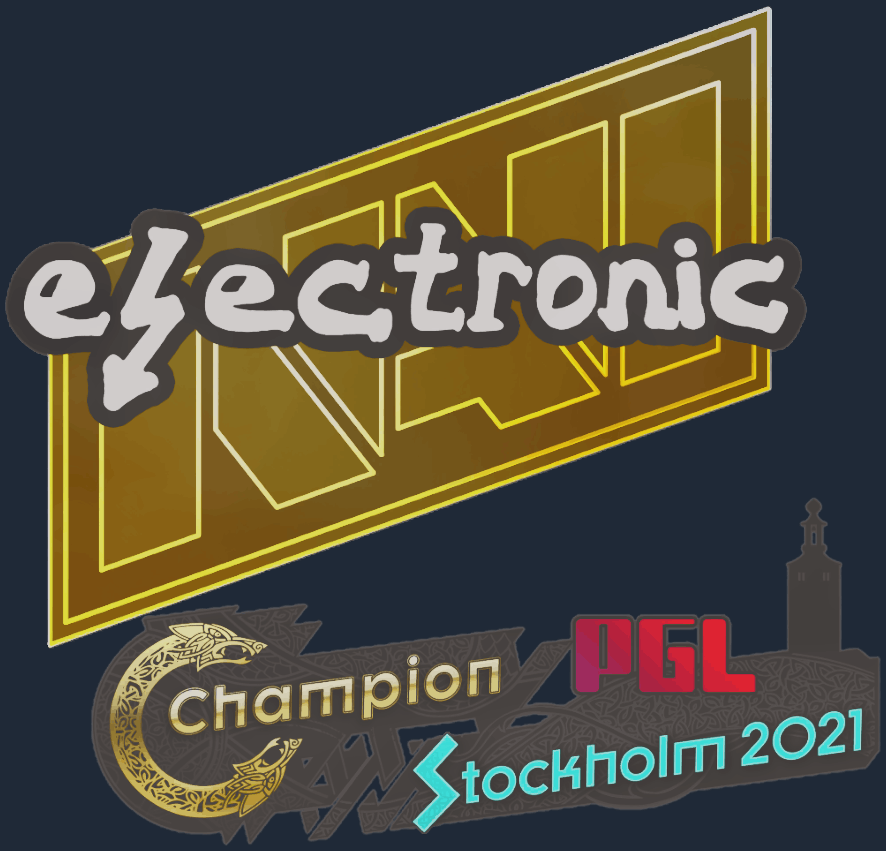 Sticker | electroNic | Stockholm 2021