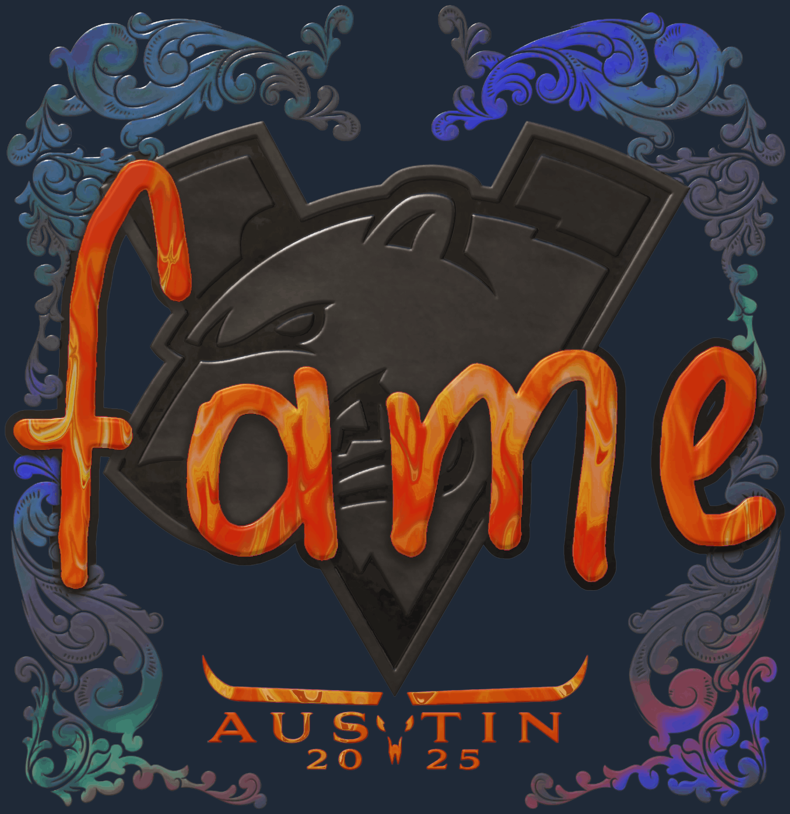 Sticker | fame(홀로그램) | 오스틴 2025