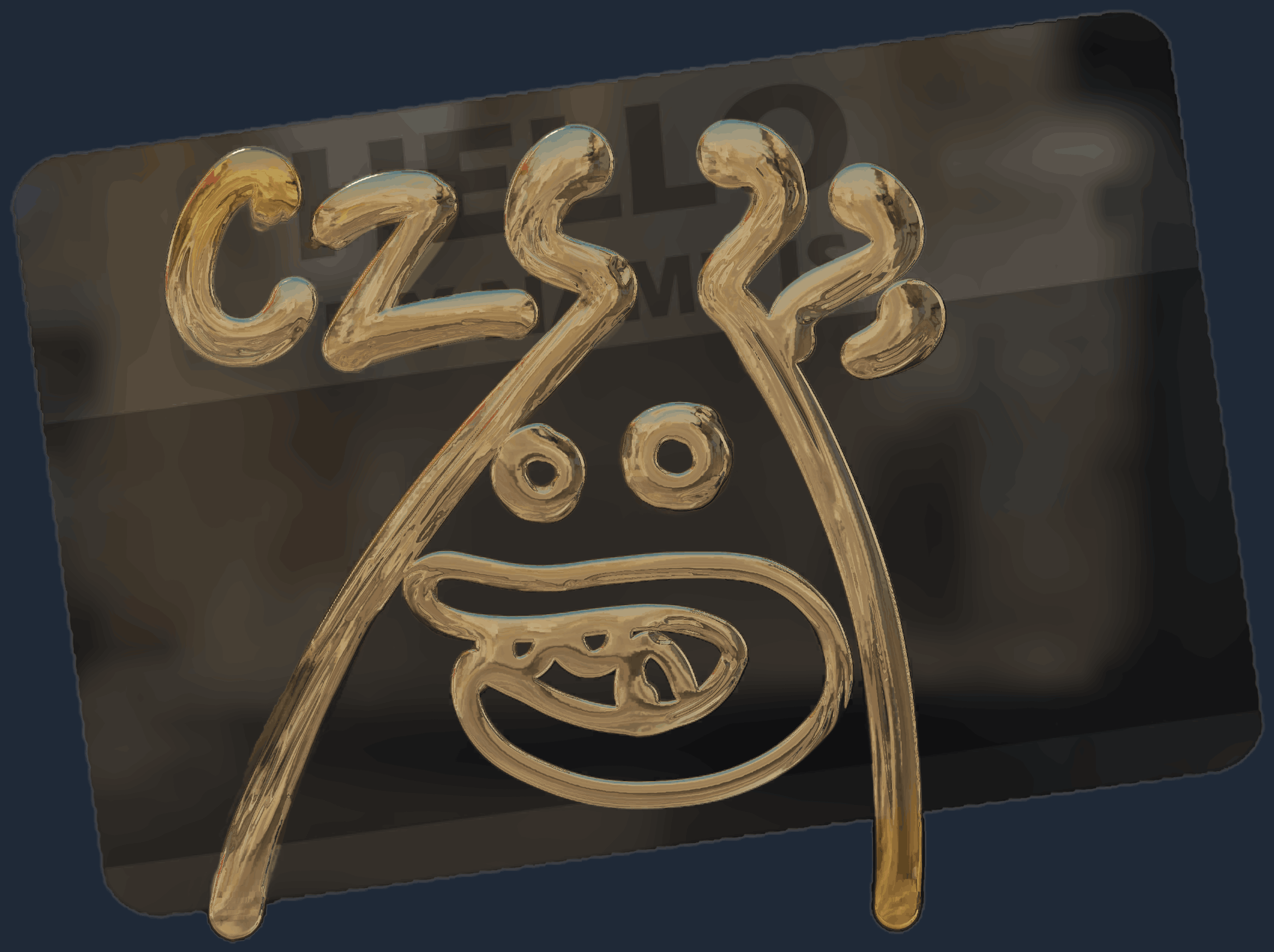Sticker | Hello CZ75-Auto (Gold)