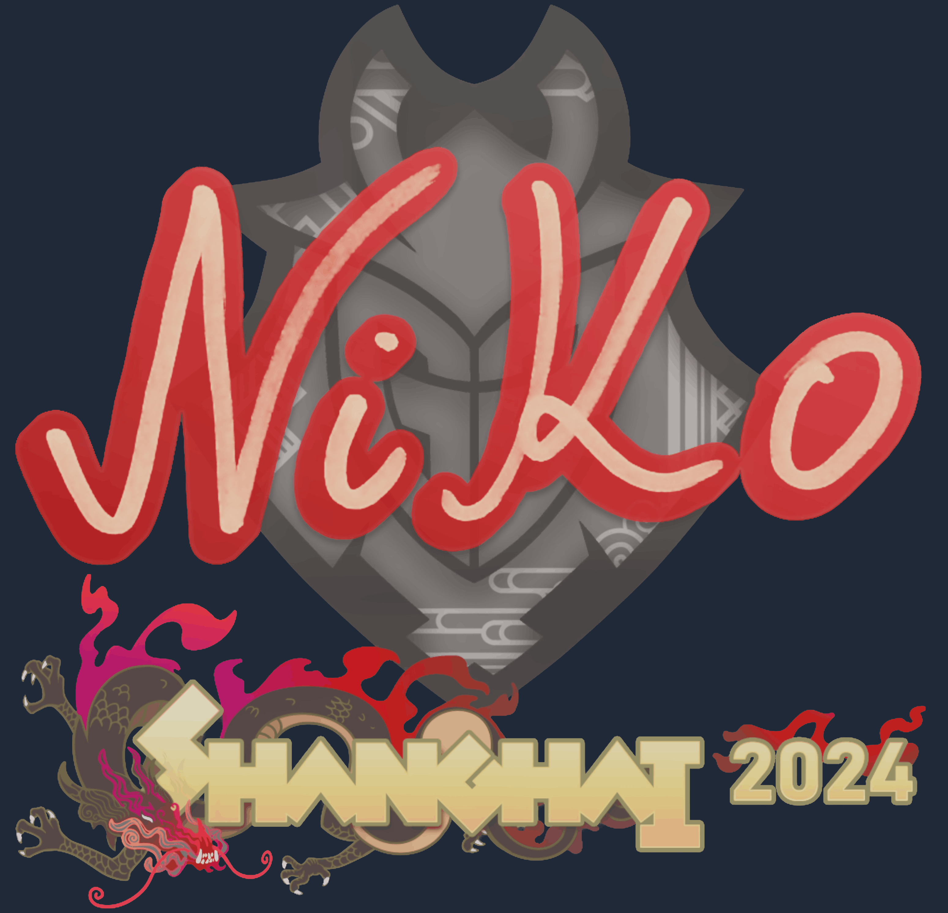 Sticker | NiKo | Shanghai 2024